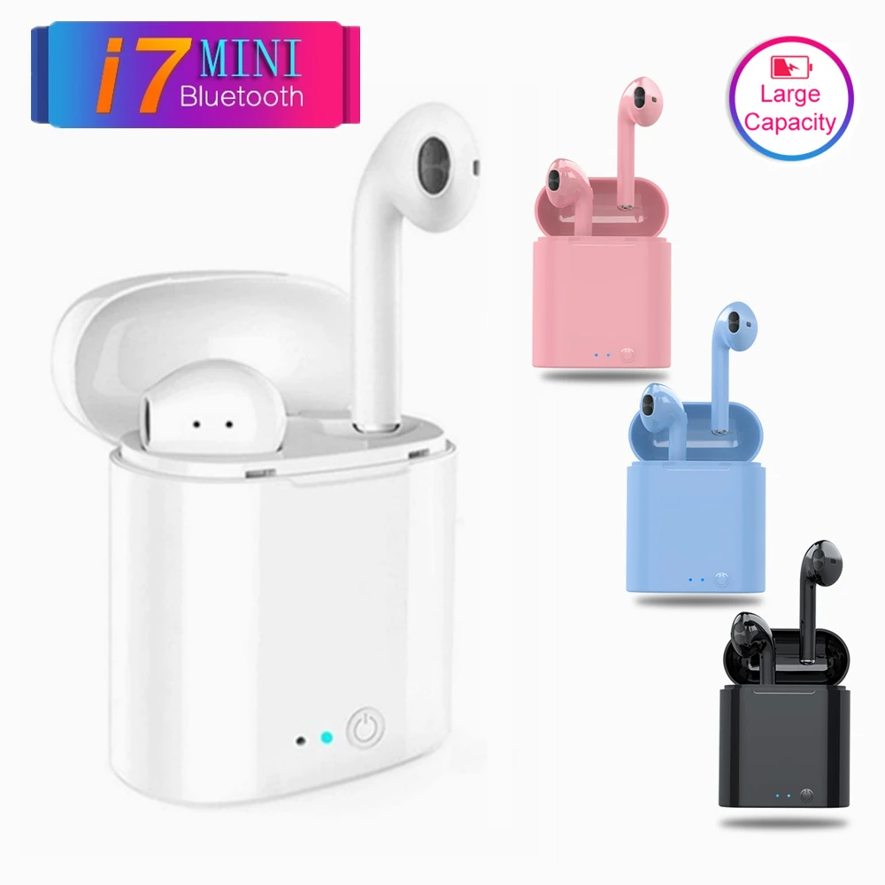 i7s tws Wireless Earphones Bluetooth Headphones colorful earbuds ...