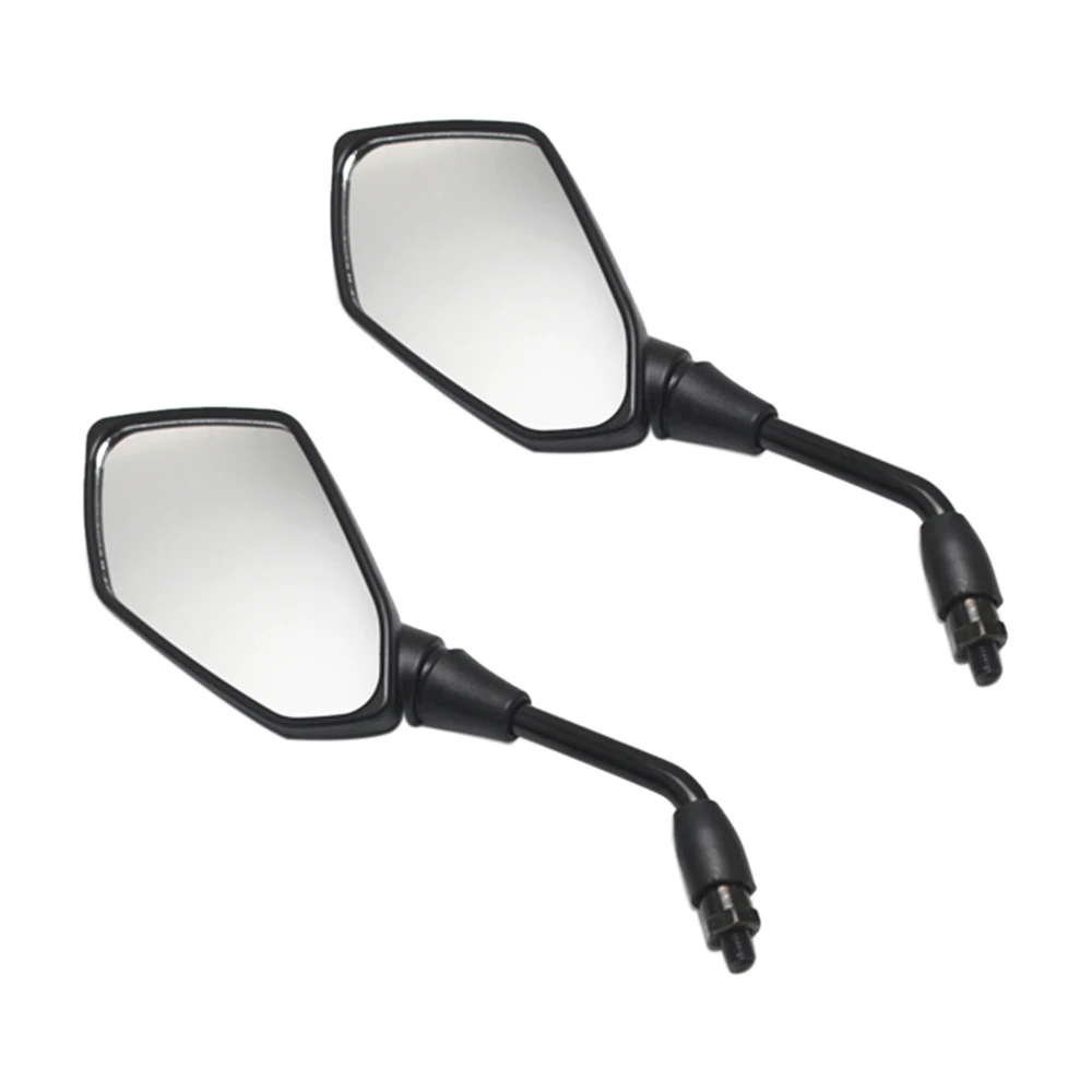 mtsooning 2Pcs 10mm Motorcycle Side Rearview Mirrors Adjustable ...