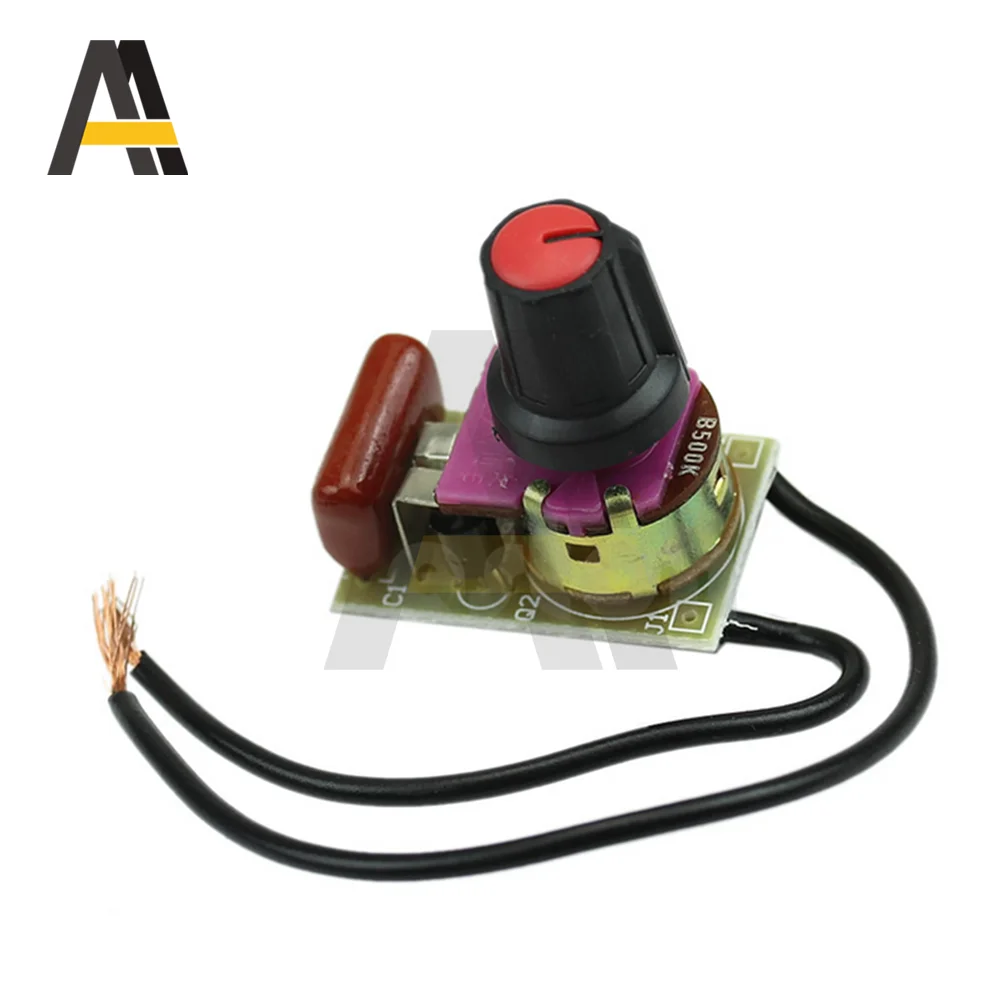 AC 220V 100W Dimmer Module with Potentiometer Switch AC Speed ...