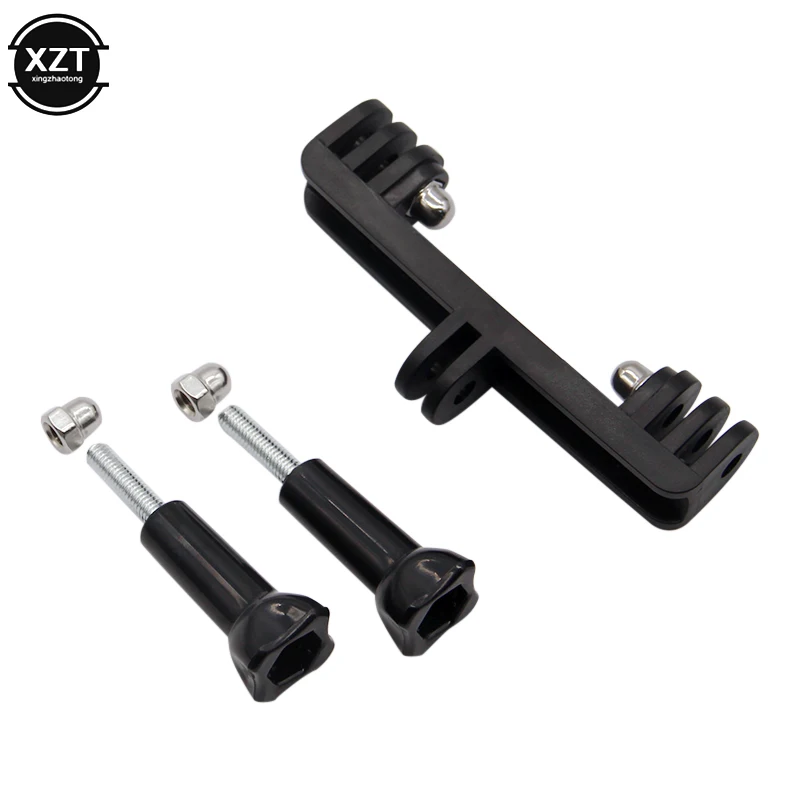 Dual Cameras Holder Bracket Tripod for 2 Sport Camera Stand with Screw ...