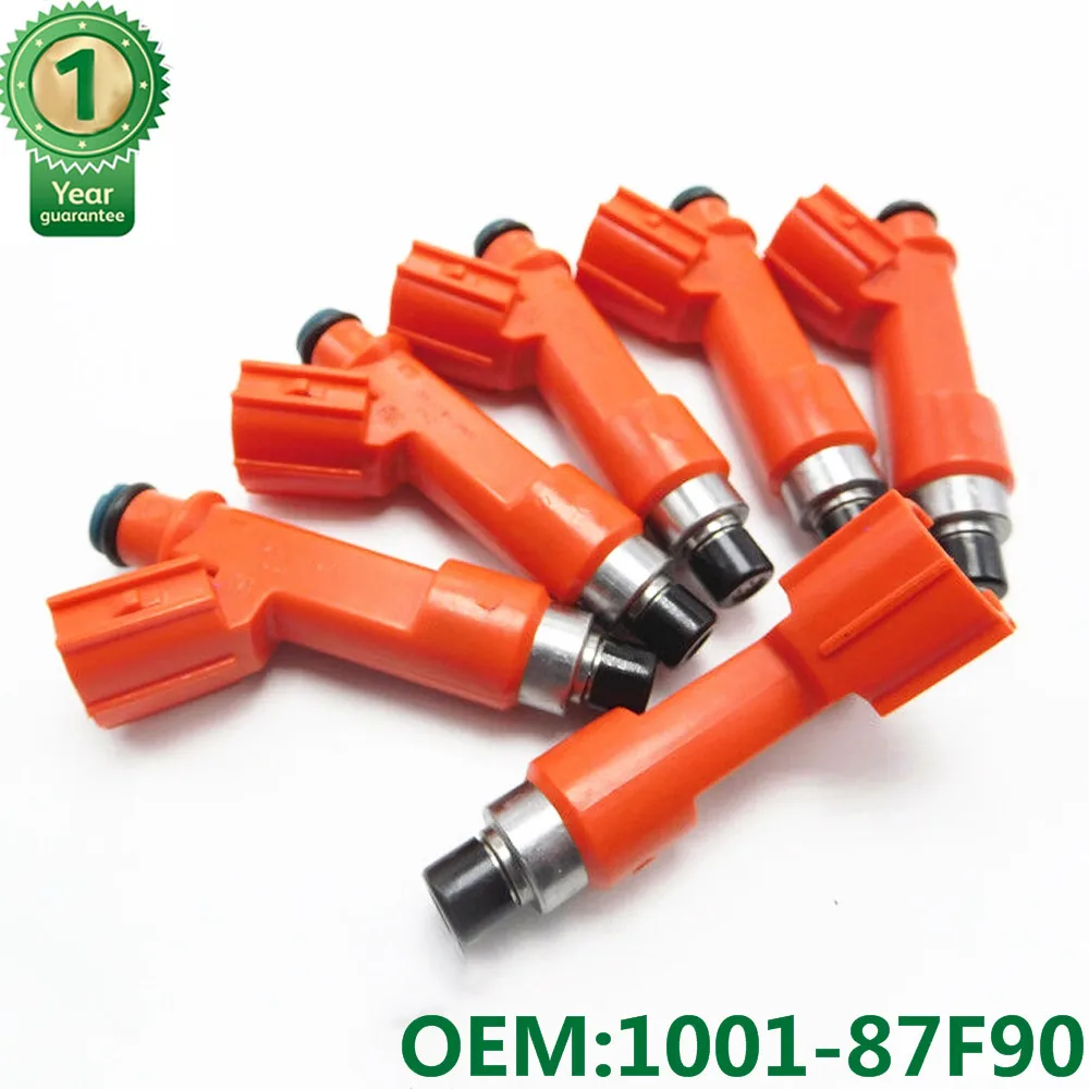 set-6-MATCHED-flow-Fuel-Injector-injection-Nozzle-1001-87F90-100187F90 ...