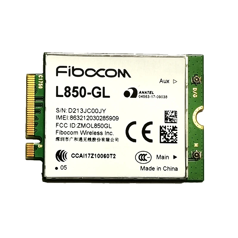 Fibocom L850-GL 4G LTE Cat9 module 450Mbps DL 50Mbps UL LTE FDD LTE TDD ...