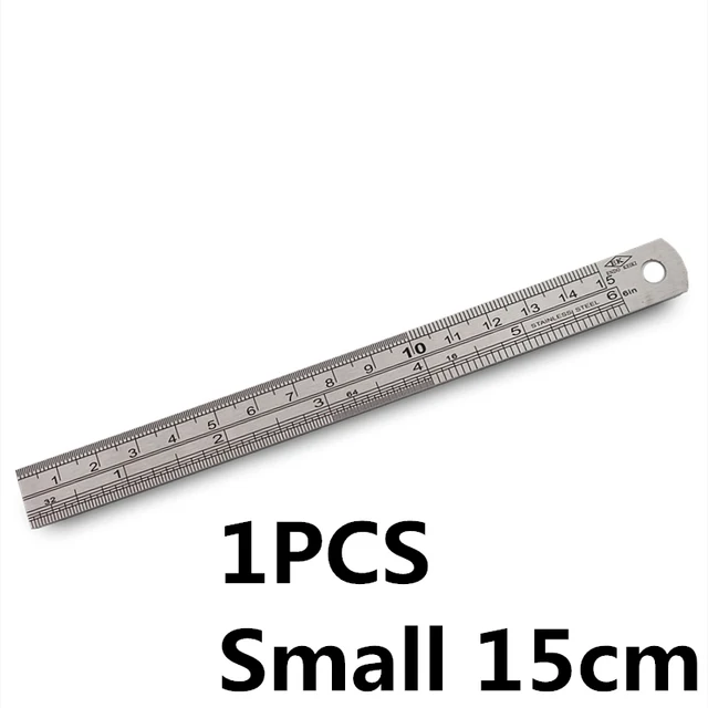 Sewing Foot Sewing 15-30cm Stainless Steel Metal Straight Ruler Ruler ...