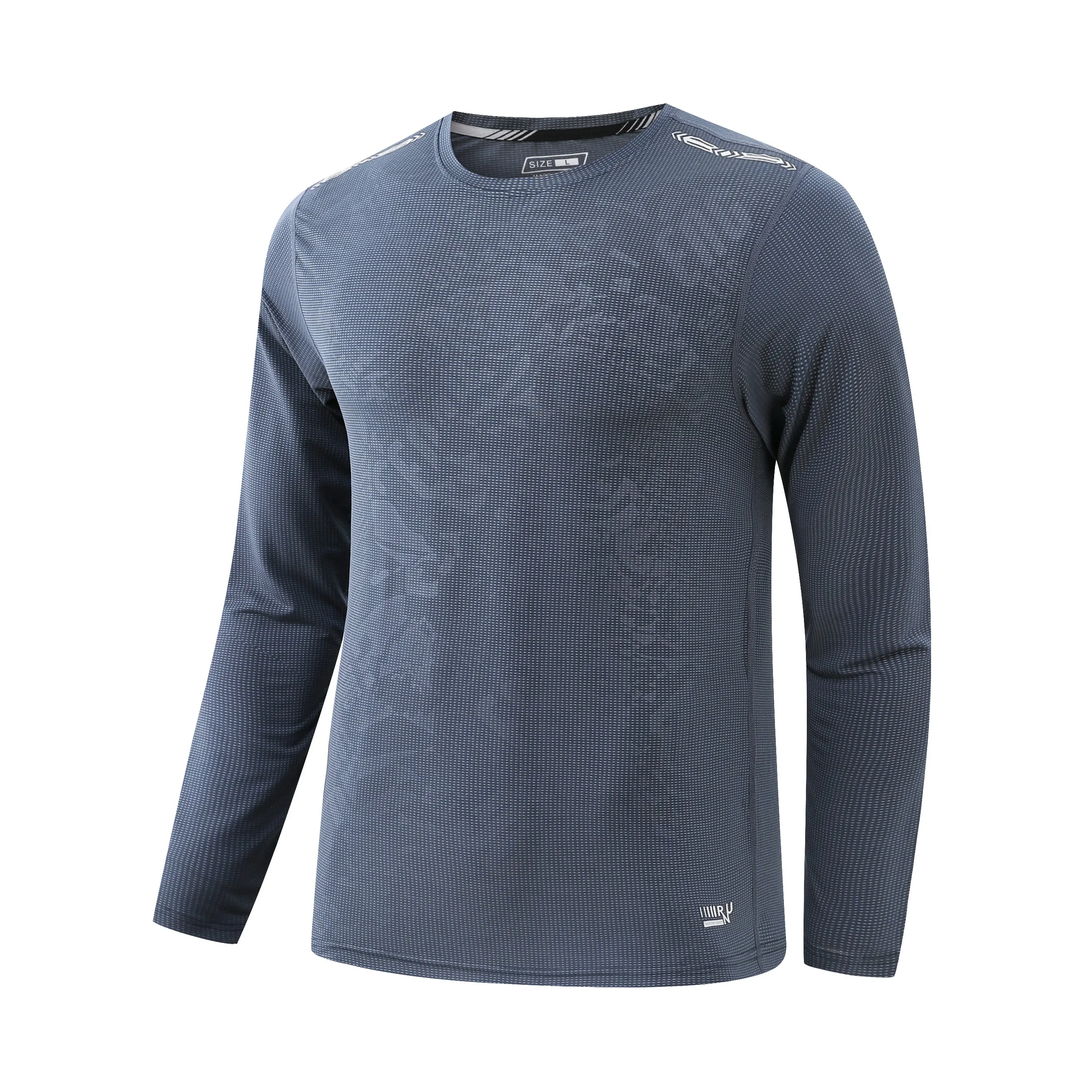 Long Sleeve Spandex Men's Workout T Shirt - Men's Fitness Apparel, Men ...
