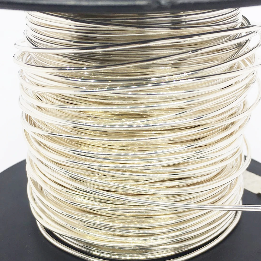 SR001 Per Meter 99.999% 5N Solid Core Pure Silver Audio Wire DIY