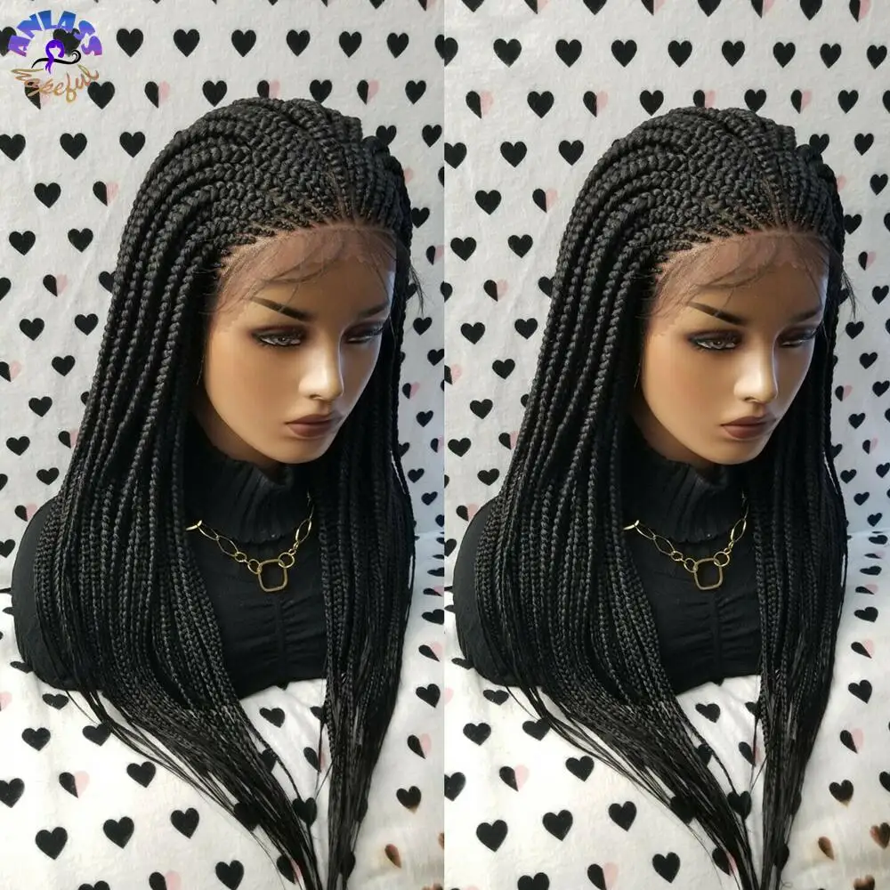 Box Braids With Color In The Front