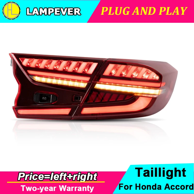 Автомобильный Стайлинг задний фонарь задние фонари для Honda Accord ...