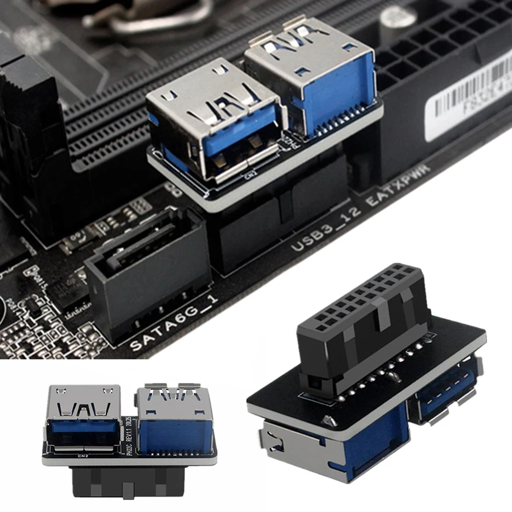 Female-Converter-Strong-Anti-Interference-USB-3-0-19-20-Pin-Socket-to ...