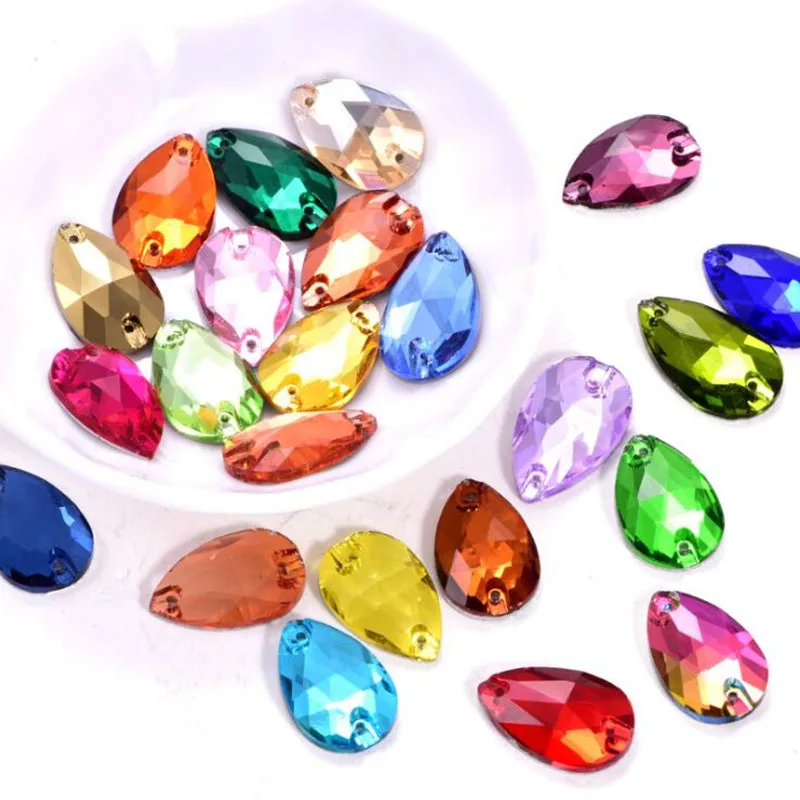 Glass Strass | Garment Beads - Glass Crystal Sew Rhinestones Quality ...