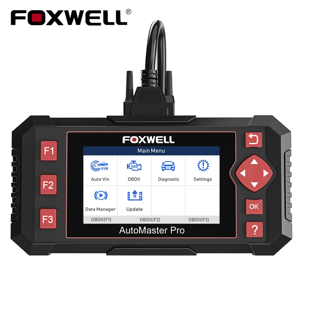 Foxwell NT604 Elite OBD2 Car Scanner Engine ABS Airbag SRS Transmission ...