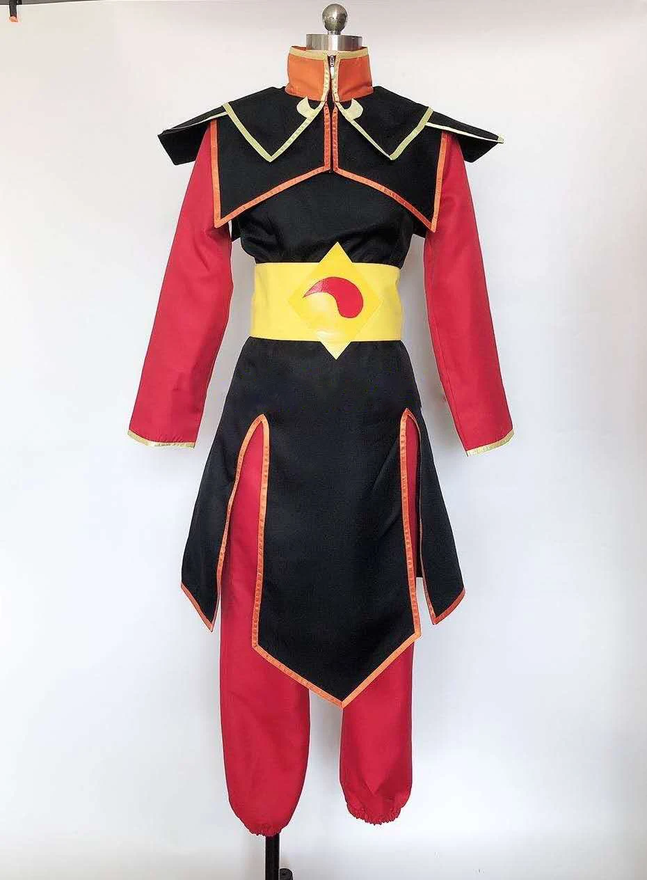 Anime Avatar The Legend of Korra Azula Cosplay Costume & Boots Shoes ...