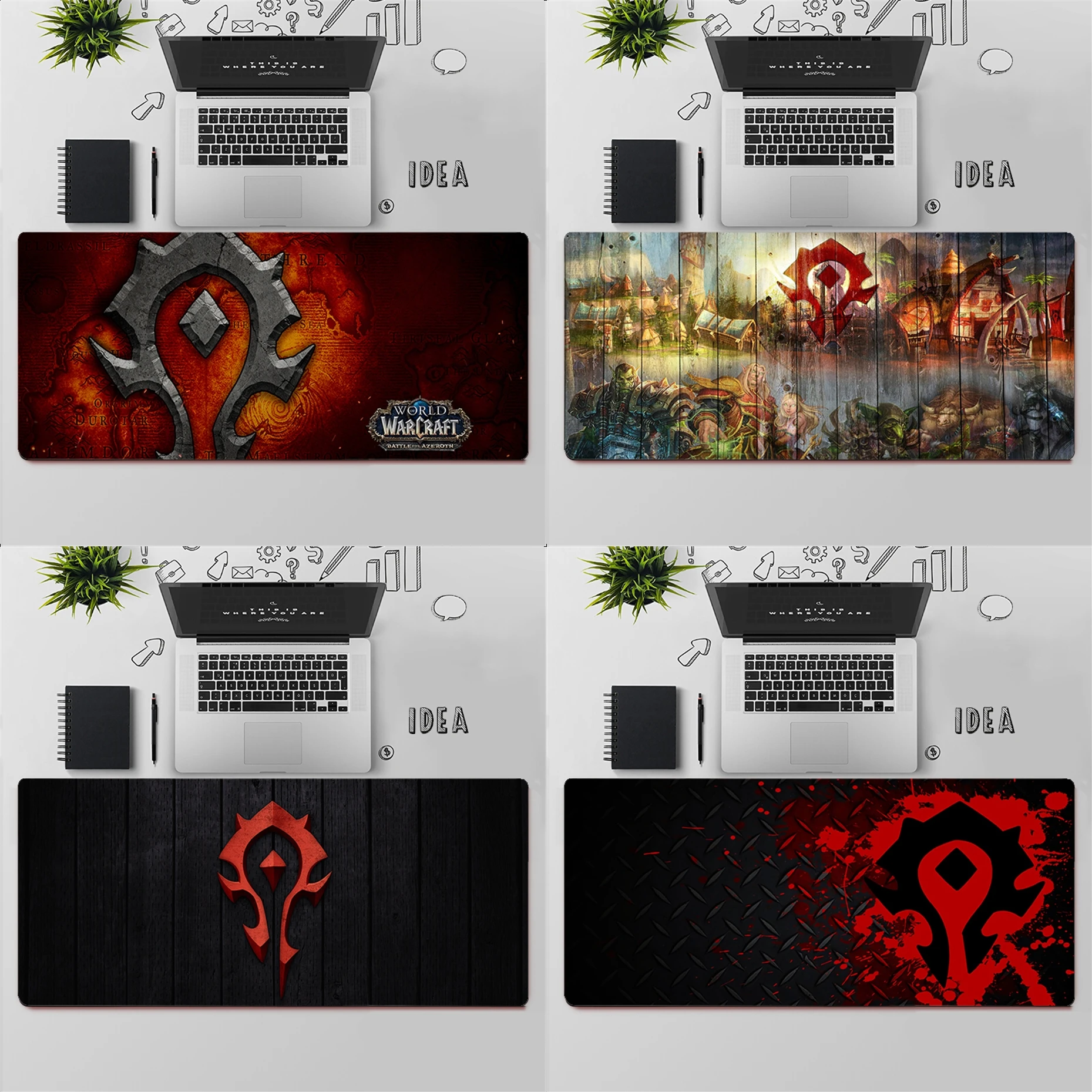 Gaming-Mouse-Pad-Large-Mouse-Pad-PC-Gamer-Computer-Mouse-Mat-WOW-World ...