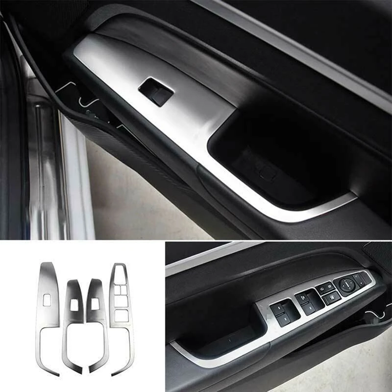 For 2016-2020 Hyundai Elantra Silver Window Lift Switch Button Panel ...
