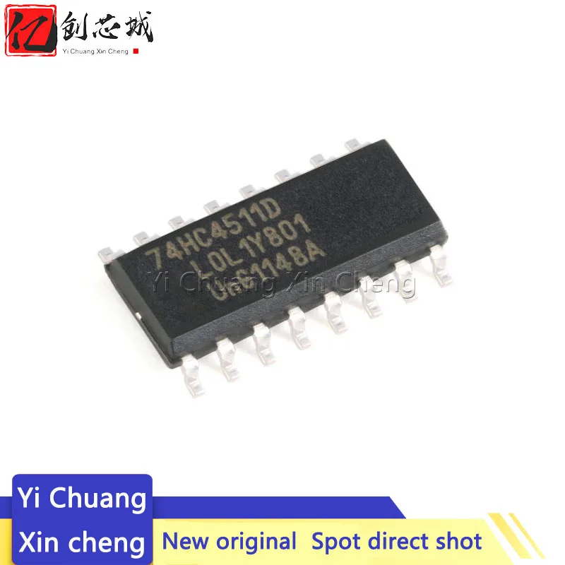 10PCS-New-74HC4511D-653-SO16-74HC4511D-74HC4511-74HC-SO-16-BCD-to-7 ...