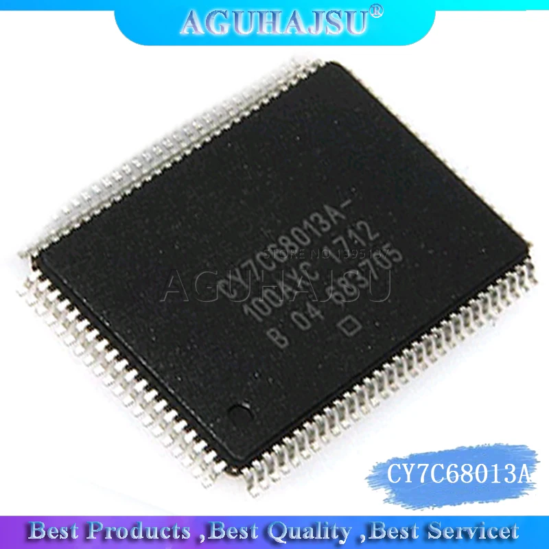 Free shipping CY7C68013A 100AXC CY7C68013A EZ USB FX2LP QFP USB Microcontroller High Speed USB ...