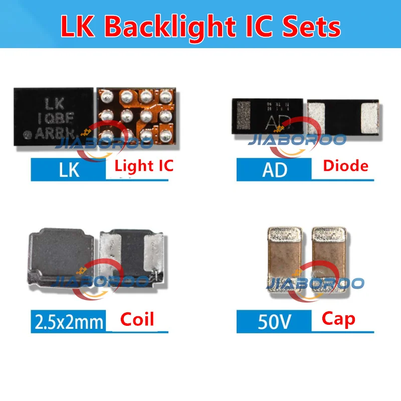 10 ชิ้น/ล็อตชุด 4 in 1 Mark LK ควบคุมแสง Backlight IC Boost COIL ไดโอด ...