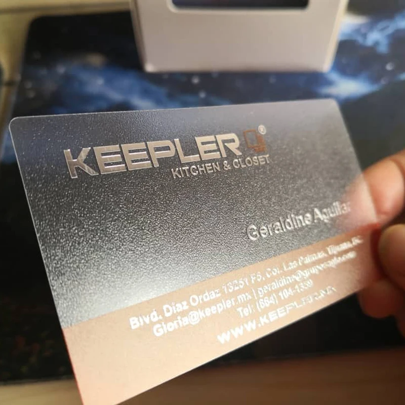 Plastic Foil Business Cards
