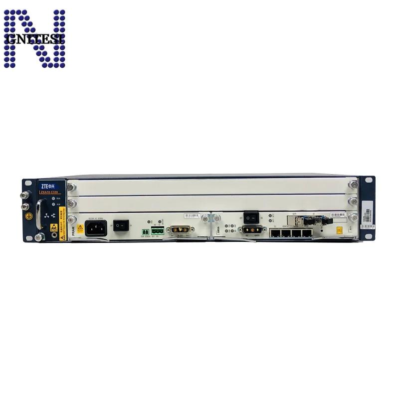 Original NEW ZXA10 ZTE C320 OLT, 1GE SMXA*1 +PRAM*1, AC+DC Power Supply ...