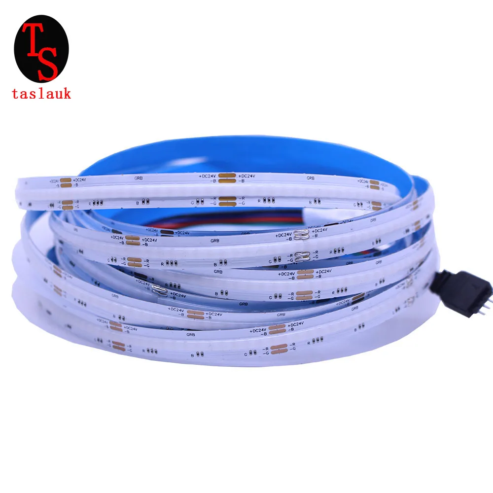 Rgb Cob Led Strip 12v 24v 810 840leds/m Ad Alta Densità Flessibile ...