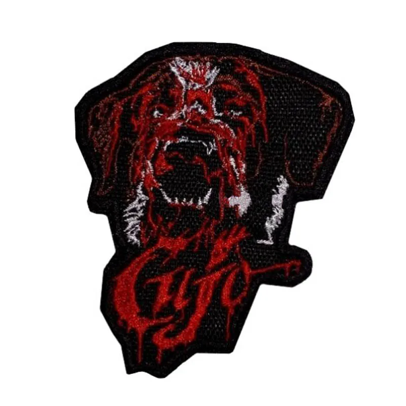 Cujo-Logo-Embroidered-Patch-Horror-Movie-Stephen-King-St-Bernard-Killer ...