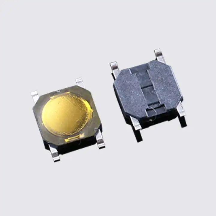 500pcs Waterproof switch 4x4x0.8mm Tact Switch SMT SMD Tactile Membrane ...