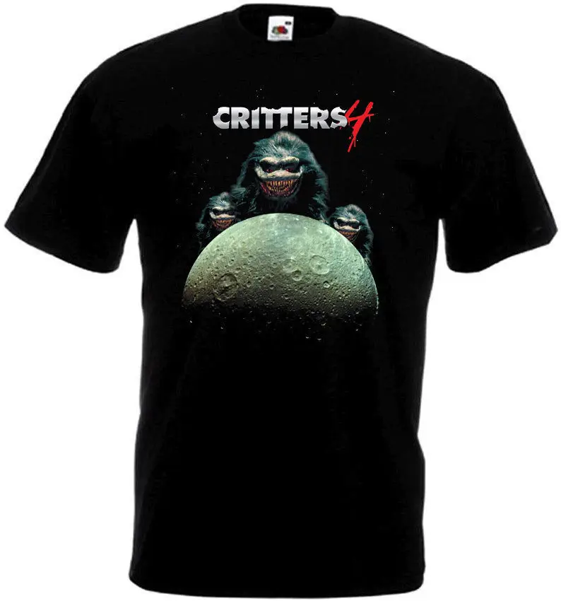 CRITTERS 4 Movie Poster T Shirt All Sizes Black Streetwear Funny Print ...
