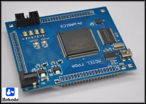 Actel Proasic A3p400 Pqfp208 Fpga System Development Usb Serial Sram ...
