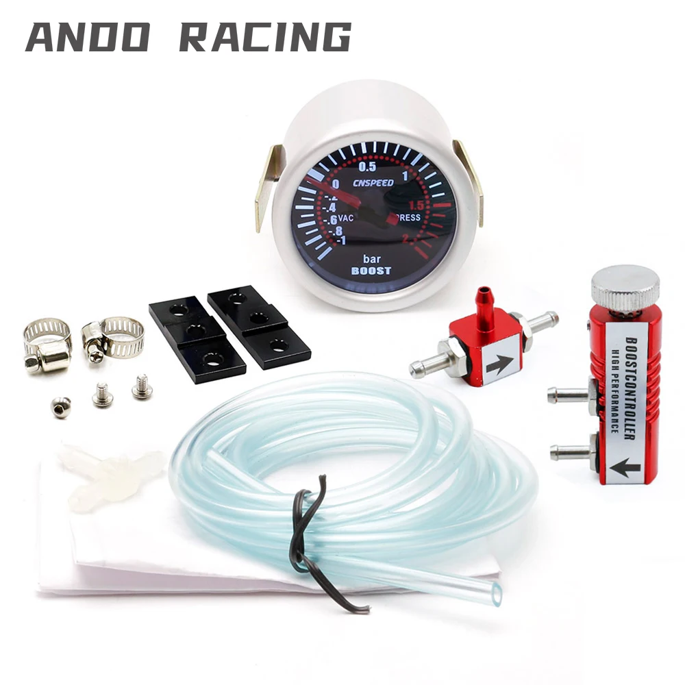 Cnspeed 2 "52mm Turbo Boost Gauge -1-2 Bar Car Smoke Len With ...