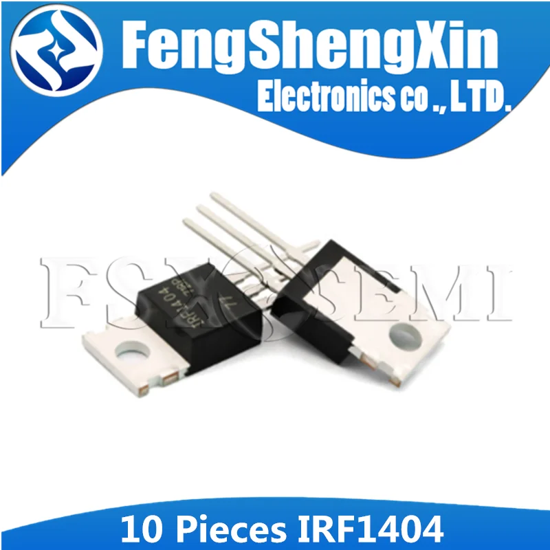 10pcs/lot Irf1404 Irf1404pbf Irf1404z To-220 Power Mosfet - Integrated ...
