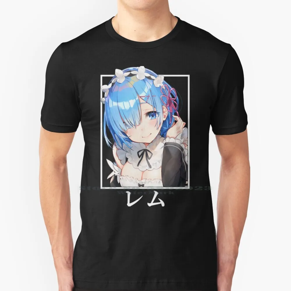 Camiseta-100-algod-n-Rem-V3-camisa-de-Puck-Rem-Emilia-Felix-Ram-Re-Zero ...