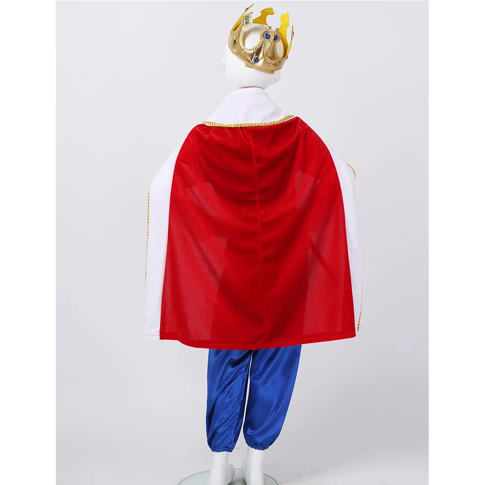 Prince Cloak Crown Cosplay Costume For Kids - AllCosplay.com