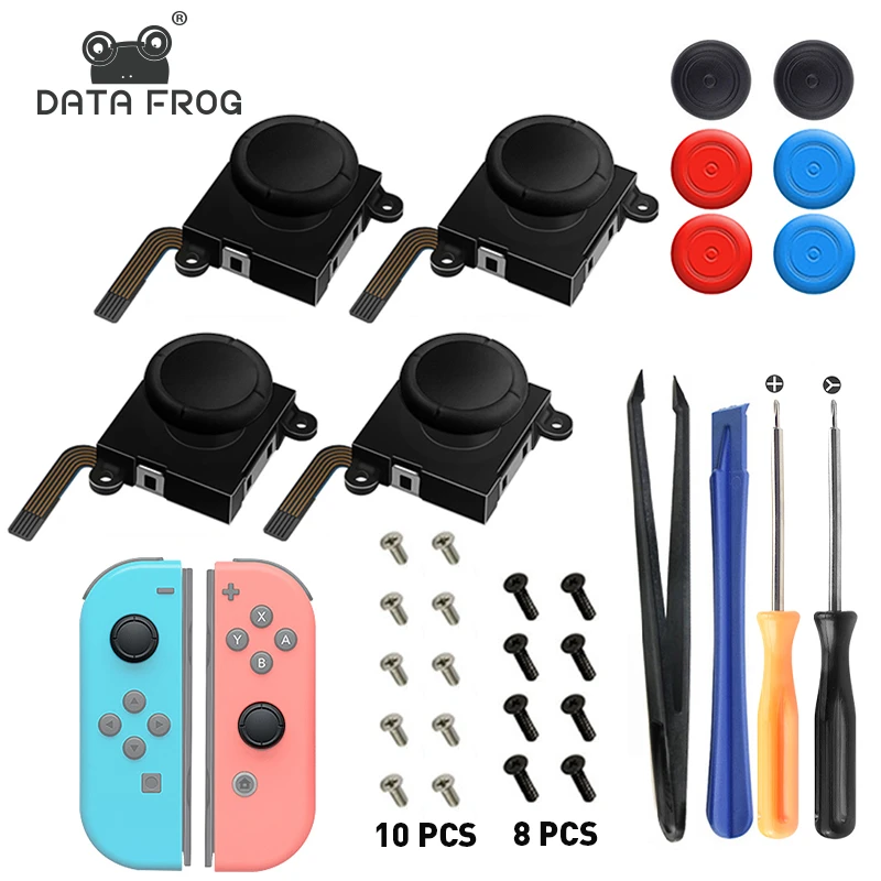 7 In 1 Replacement 3d Analog Joystick Thumb Stick For Nintendo Switch ...