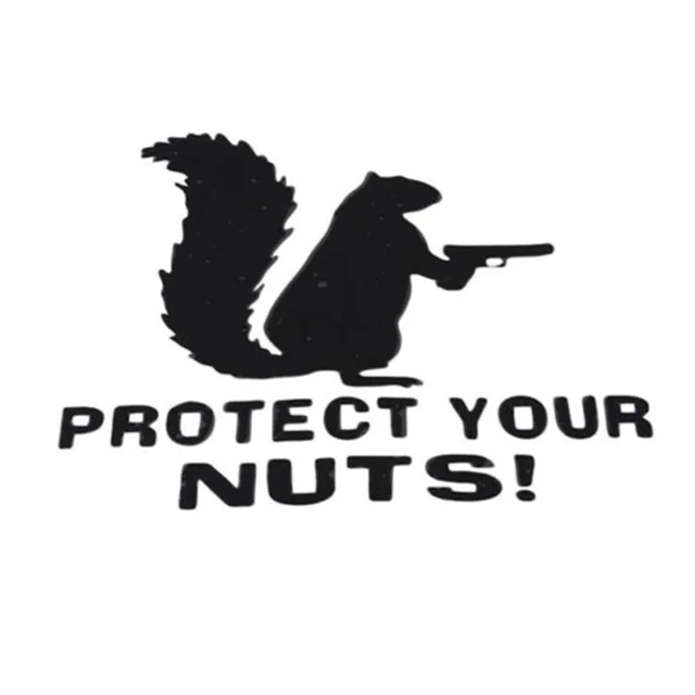 Protect Your Nuts Squirrel Police Army Navy Marines Car Stickers And ...