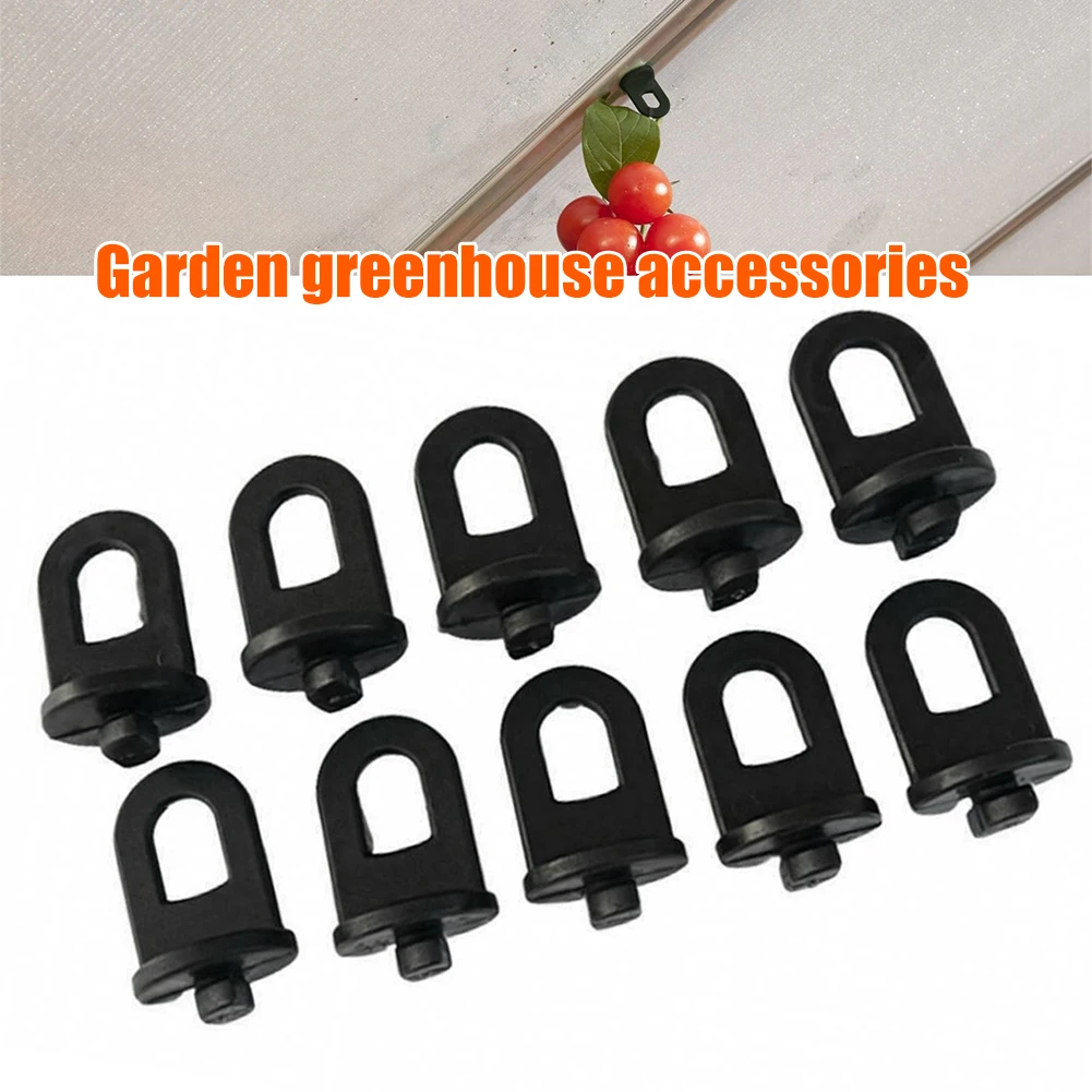 20 Pcs Plastic Greenhouse Hanging Crop Hooks Plant Hangers Clips Garden ...