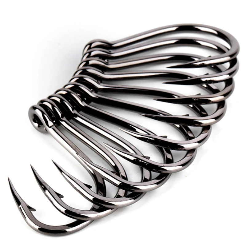 Mustad Sea Fishing Hooks 10827 Fishhook 4x Strong Hook Live Bait High ...