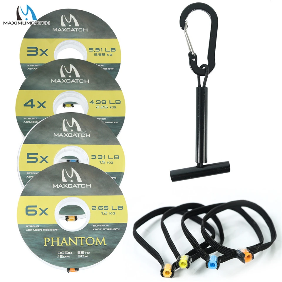 Maximumcatch Spools Tippet Line (2X,3X,4X,5X,6X,7X) Clear Fly Fishing ...