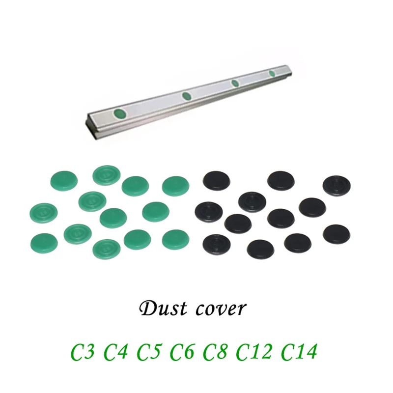 Dust Covers 50PCS Linear Guide Rail - Silver Screw Hole Plugs For EGH ...