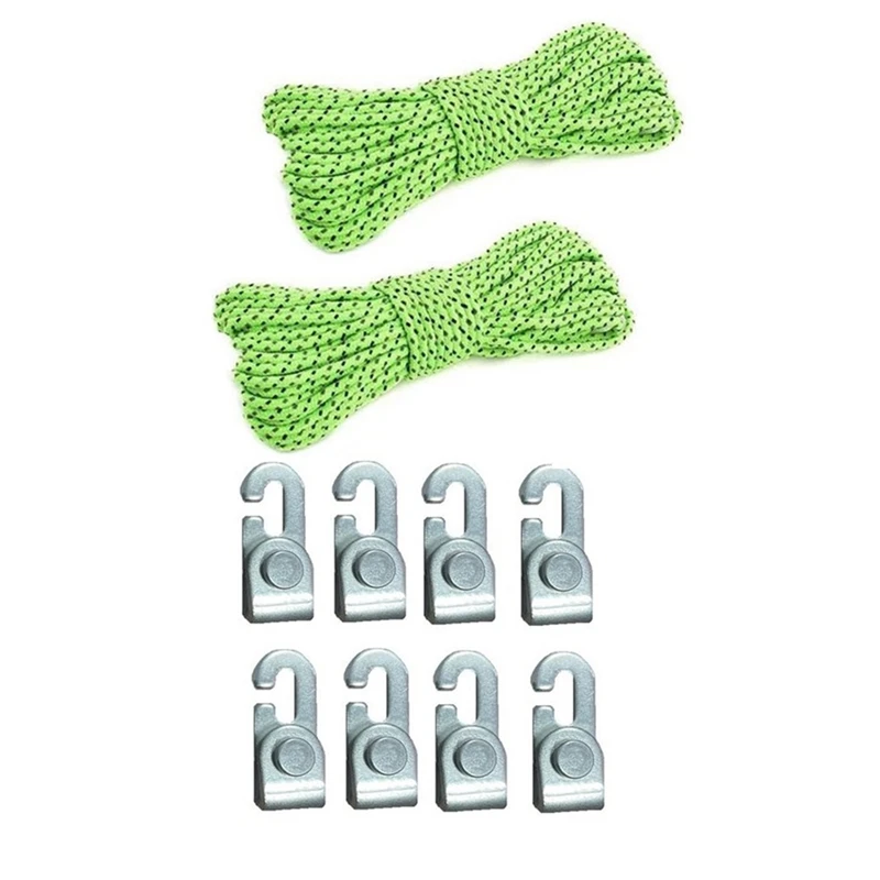 1 Set Automatic Lock Hook Self Locking Knot Easy Tighten Rope Kit for ...