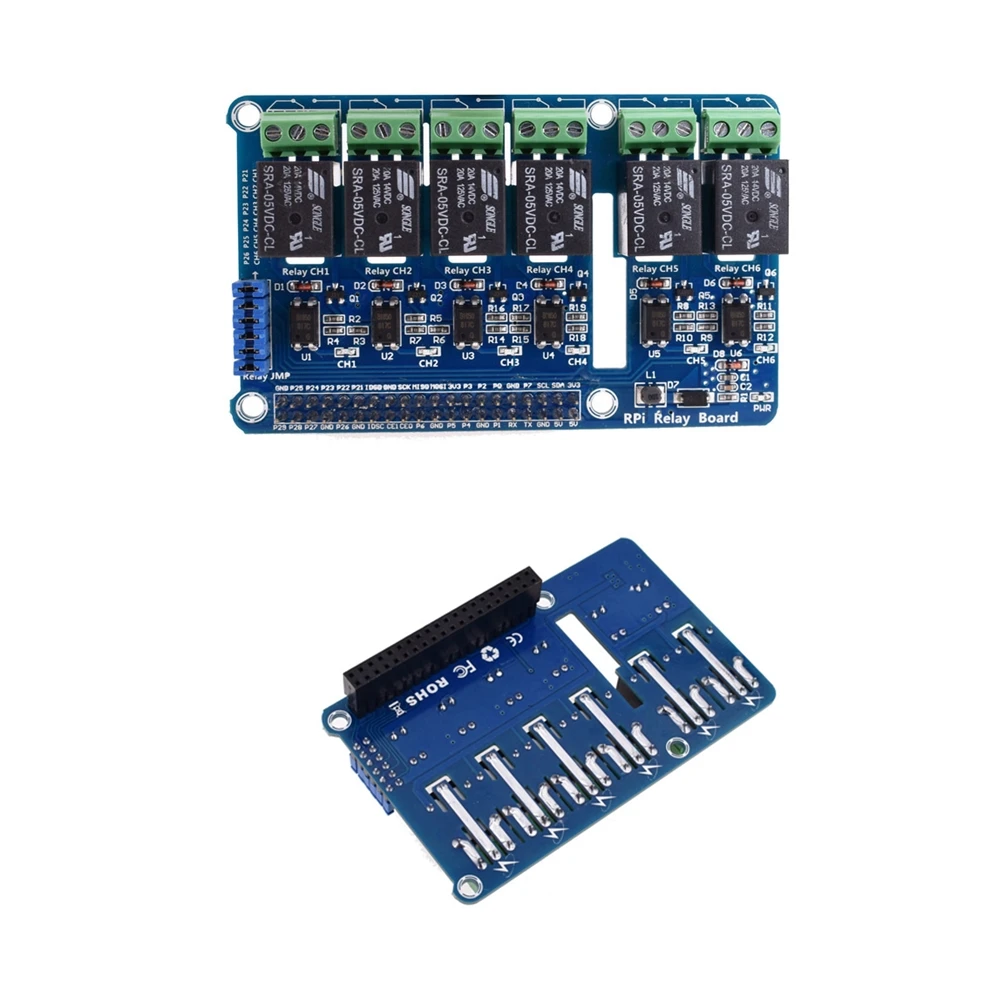 6-Channel-RPi-Relay-control-panel-Module-Expansion-Board-for-Raspberry ...