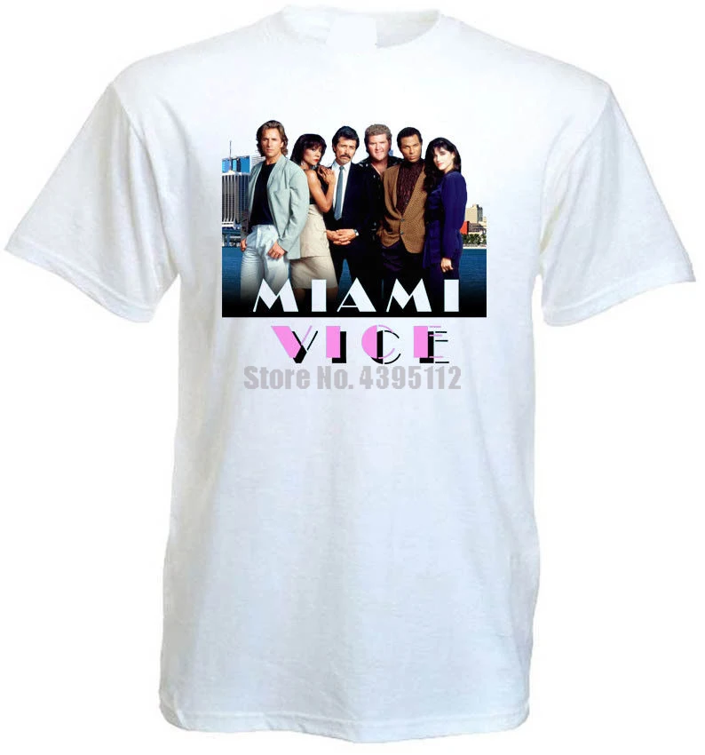 Miami Vice V1 camiseta película Poster todos los colores todas las ...
