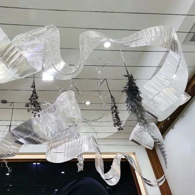New Crystal Streamers Wedding Props Stage Ceiling Hanging Ornaments ...