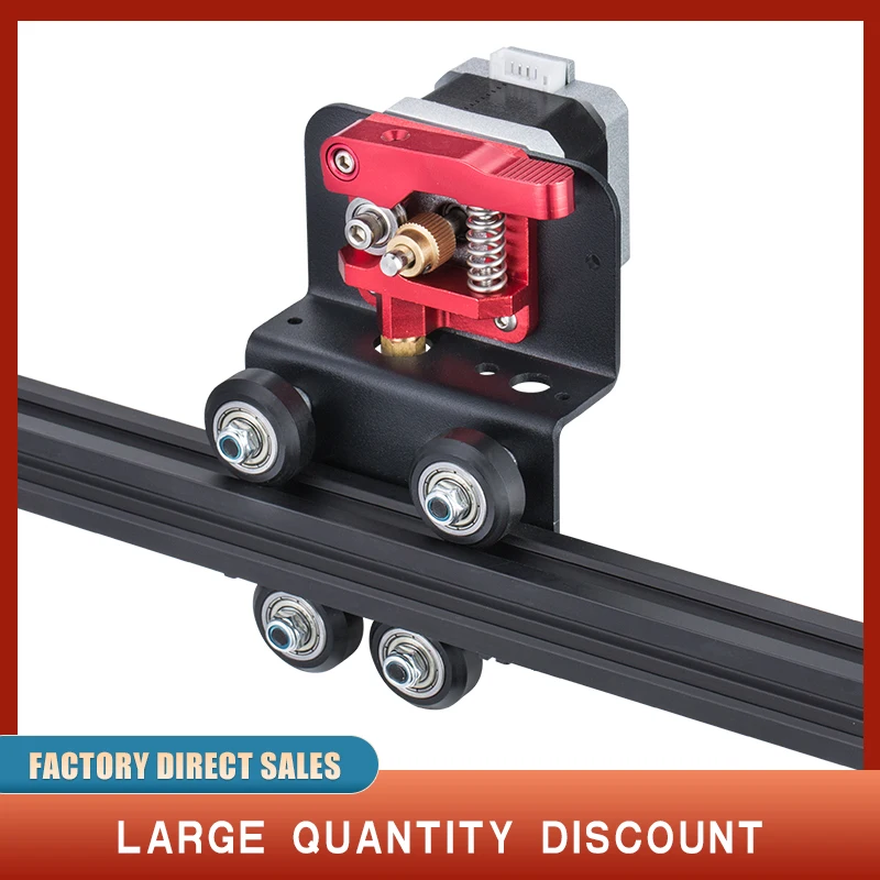 3D-Printer-with-Pulleys-Direct-Drive-Plate-Extruder-with-dual-gear ...