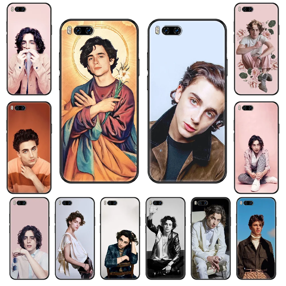 Timothee Chalamet Phone case For Xiaomi Mi 6 8 9 A1 2 3 Mix3 Mix2 Mix2S ...