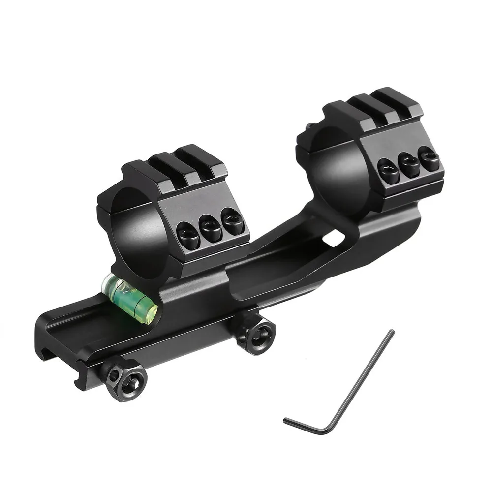 Tactical 30mm Riflescope Scope Mount Dual Ring Cantilever Heavy Duty ...