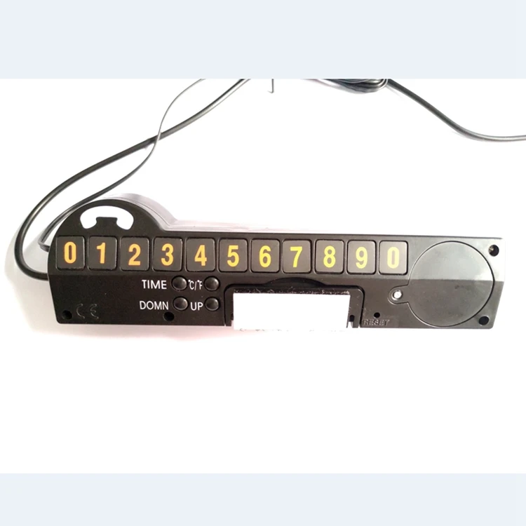 12V Car LED Digital Clock In/Outdoor Temperature Thermometer Voltage ...