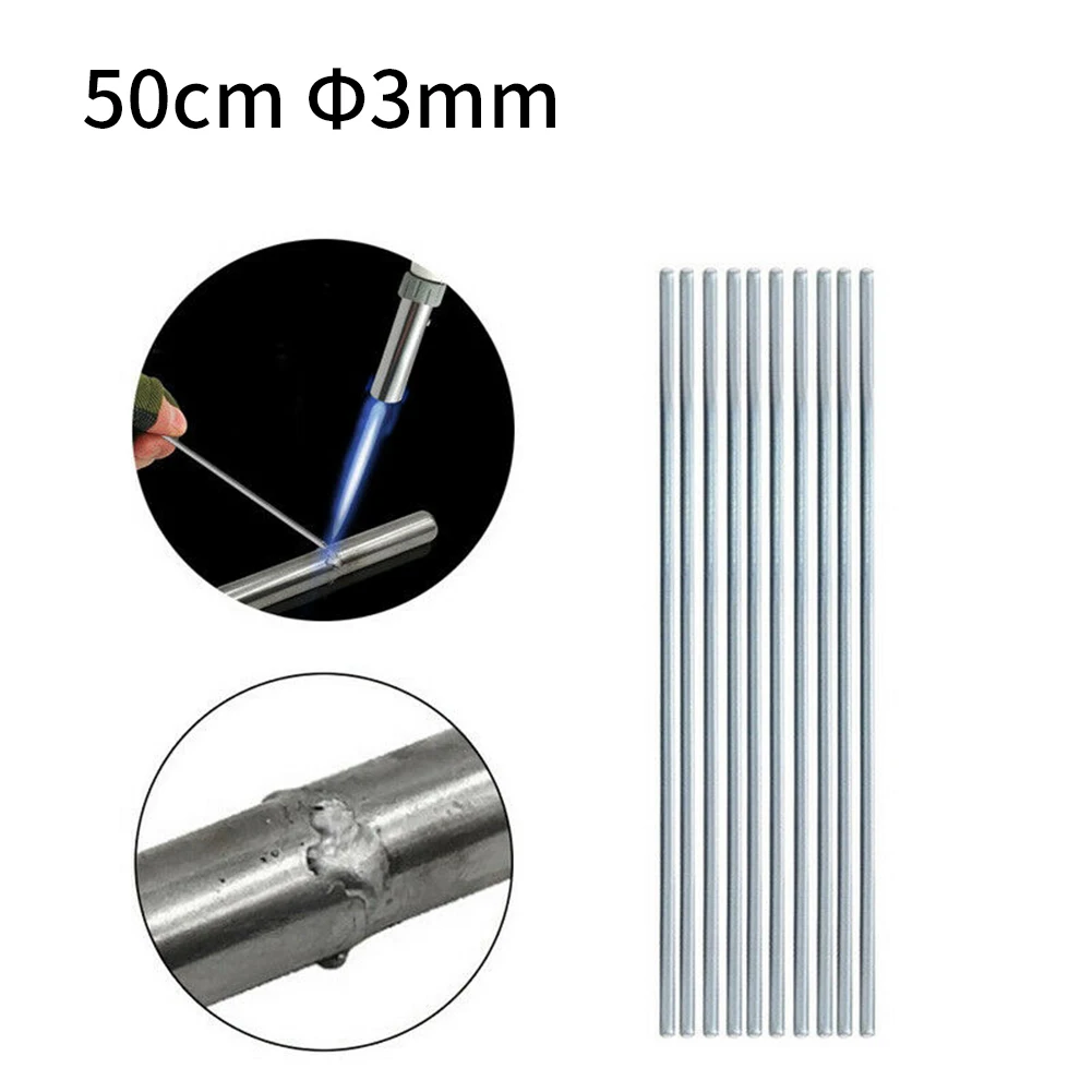 Silver Aluminium Welding Rods 10 piece 33cm/50cm 500mm/330mm Lot Low ...