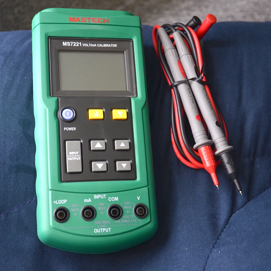 Calibrador de corriente de voltaje MS7221, medidor de corriente de ...