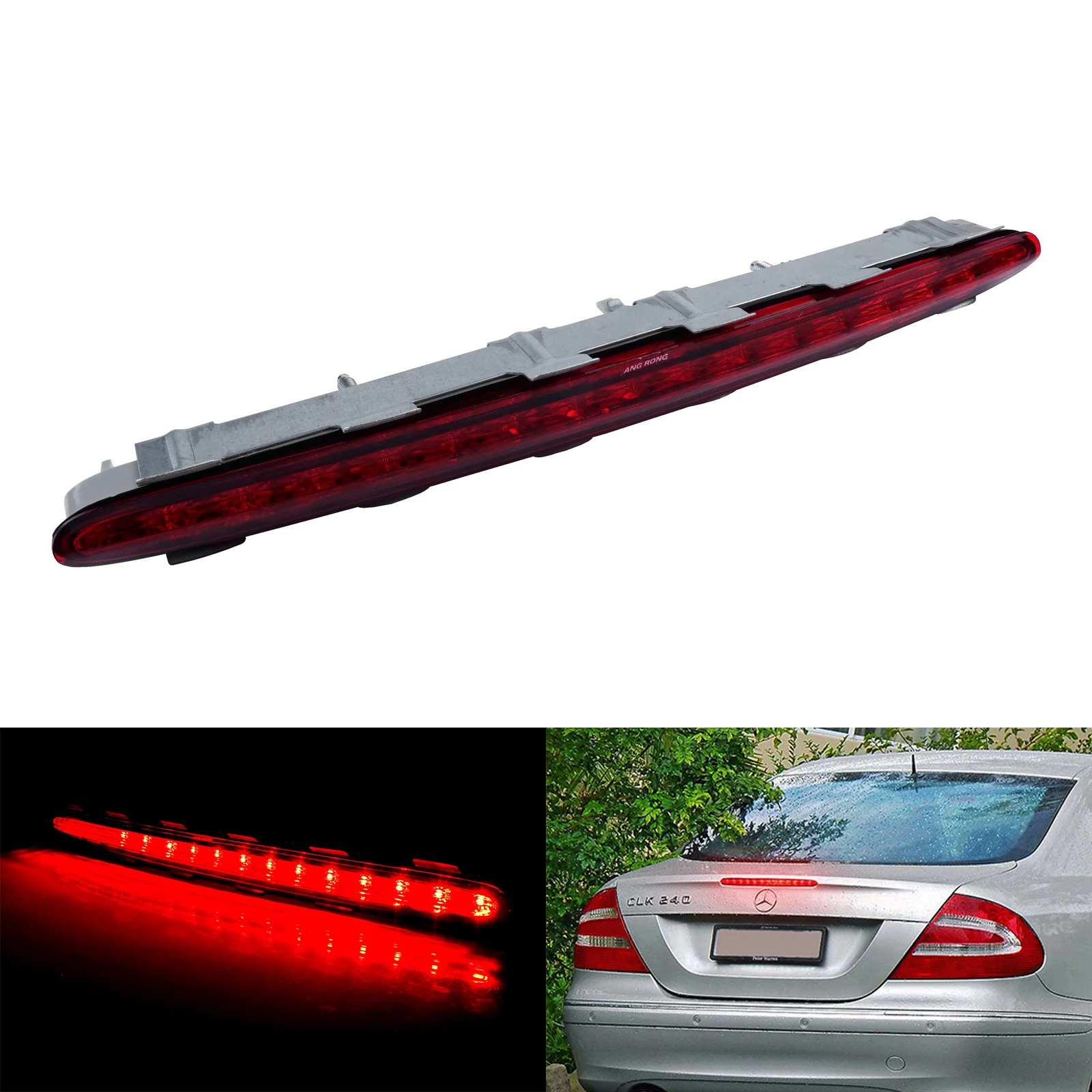For Mercedes Benz CLK W209 2002-2009 Red LED Rear 3rd Third High Level ...