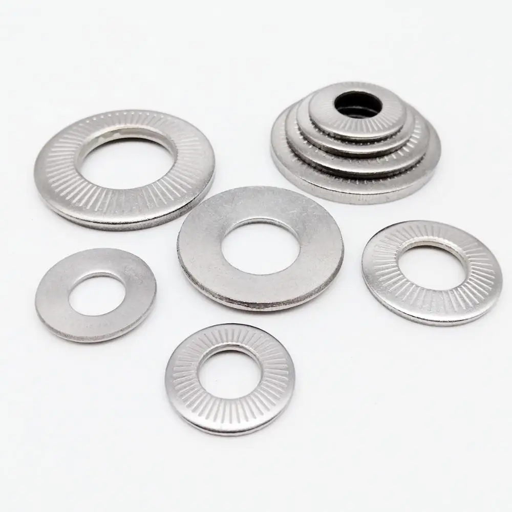 M3 M4 M5 M6 M8 M10 M12 M16 Nfe25-511 304 Stainless Steel Disc Spring ...