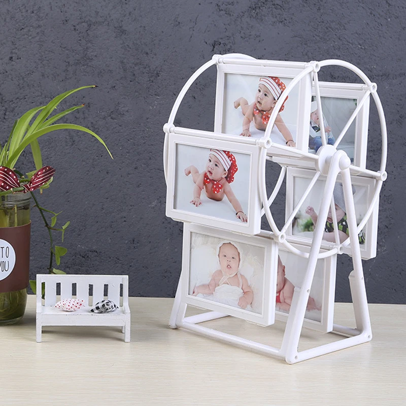 5-inch Creative Ferris Wheel Photo Frame Rotating Waterwheel Photo ...